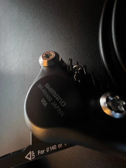 SHIMANO GRX ST-RX600-R hydraulic brake lever and BR-RX400-F Caliper ...