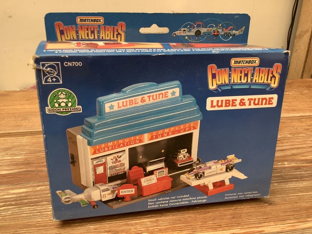 MATCHBOX DIECAST TOYS Connectables Lube & Tune Play Set cn700 Garage ...