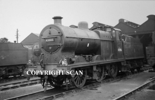 RAILWAY STEAM PHOTO. 43906 Ex LMS FOWLER 4F @ ROYSTON 52 (1) £2.99 ...