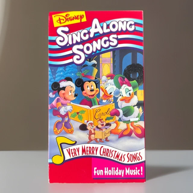 DISNEYS SING ALONG Songs - Very Merry Christmas Songs (VHS, 2000 ...