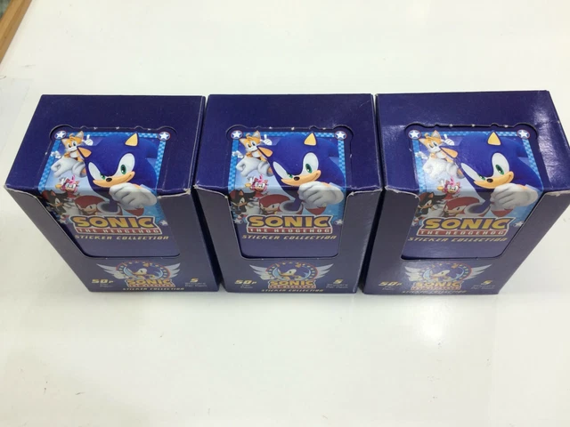 SONIC THE HEDGEHOG Stickers Collection Box x 3 boxes (50 pks x 3) $195. ...