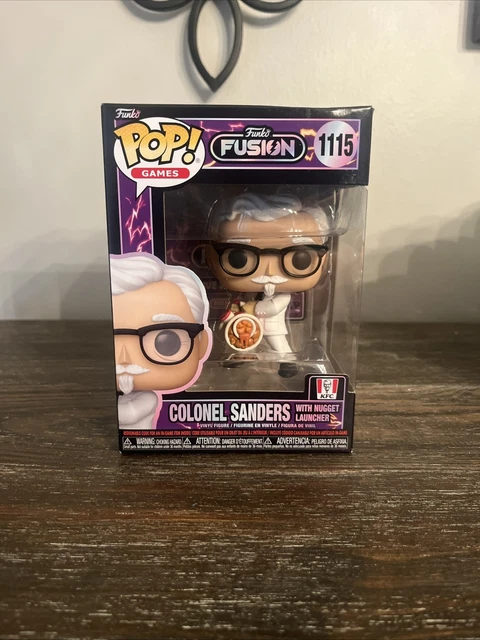 FUNKO POP! FUSION Colonel Sanders with Nugget Launcher Vinyl Figure ...