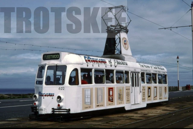 35MM SLIDE BLACKPOOL Transport Single Decker Tram Strassenbahn 622 2003 Original £4.99 - PicClick UK