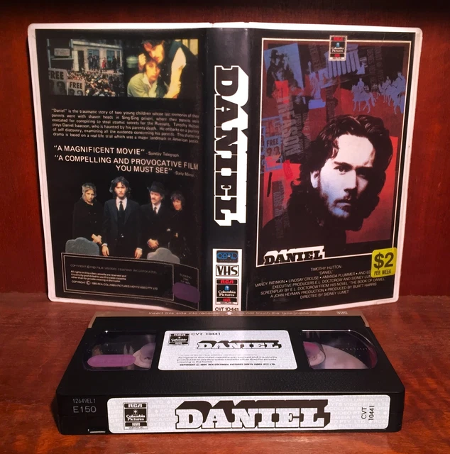 *DANIEL VHS RCA Opal series rare 80s drama thriller Sydney Lumet *mint ...