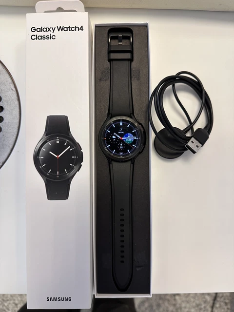 SAMSUNG GALAXY WATCH4 Classic SM-R895 46mm Edelstahlgehäuse mit Ridge ...