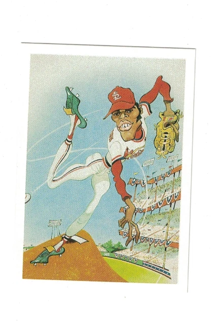 CARTE CARICATURE BOB Gibson St. Louis Cardinals Baseball Greats #9 A ...