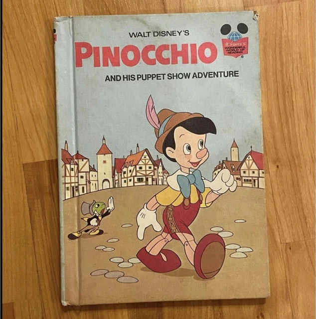 WALT DISNEY’S PINOCCHIO and his puppet show Adventure Hardback ...