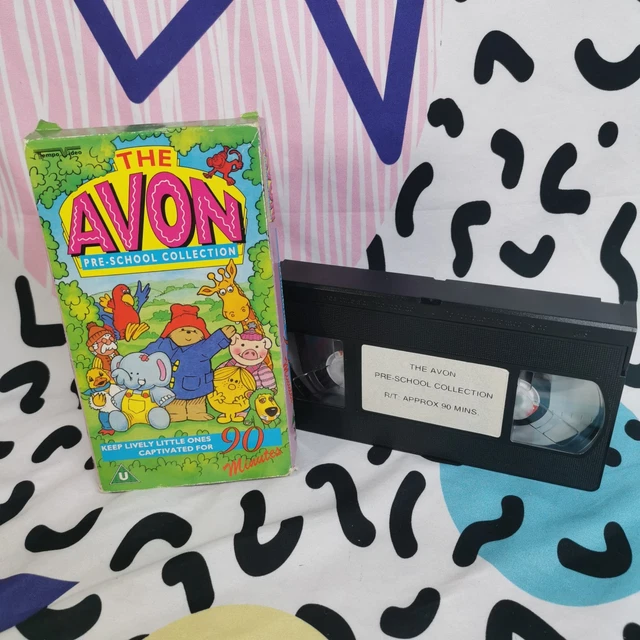 THE AVON PRE-SCHOOL Collection VHS Tempo Video 90 Minutes Cartoons £24. ...