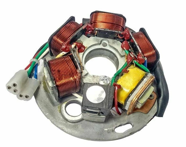 VESPA STATOR COIL Plate Assembly Kick Start Type PX125 150 LML Models £ ...