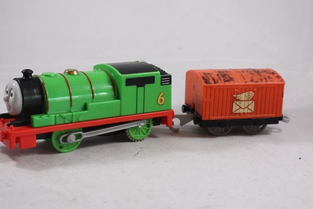THOMAS & FRIENDS Trackmaster Train 2013 Percy Motorized Engine w/Letter ...