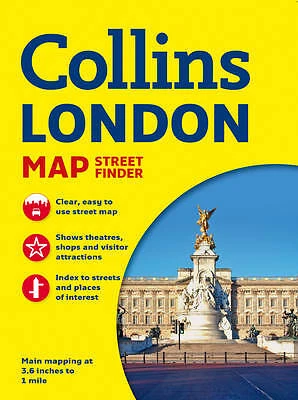 COLLINS LONDON STREETFINDER Map [New Edition] by Collins-Map (2013) $22 ...