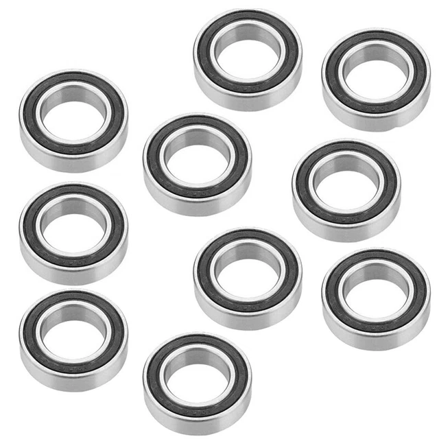 10PCS 15267- RUBBER Sealed Deep Groove Ball Bearing 15X26X7mm ...