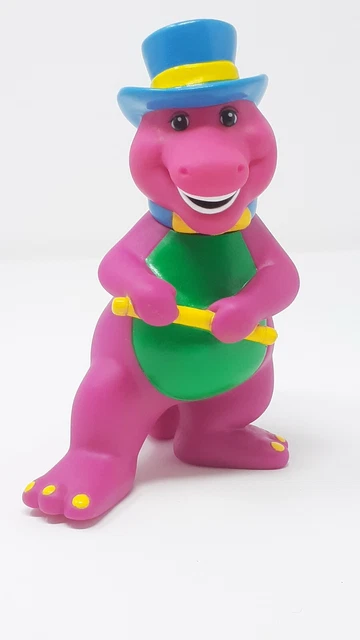 VINTAGE BARNEY THE Purple Dinosaur 5.5" dancing PVC Figure Lyons Group ...