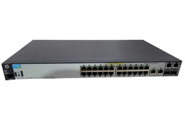 HP PROCURVE 2520-24-POE 24-Port Ethernet Networking Switch Model J9138A ...