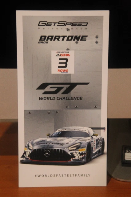 ANTHONY BARTONE #3 Get Speed Performance Mercedes GT3 Spa 24hr Driver ...