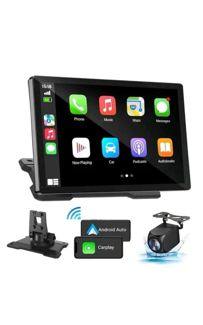 7 INCH CAR Smart Screen Player Carplay Android Auto Touchable Monitor ...