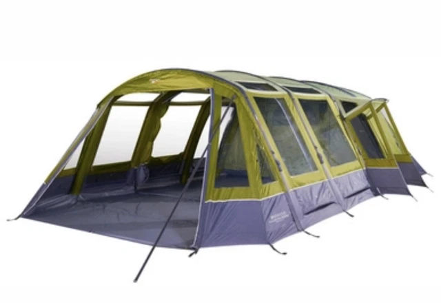 VANGO AIR BEAM Illusion 800 (8 People) Family Tent (+ Carpets, Electric ...