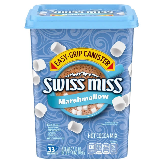 SWISS MISS HOT Cocoa Drink Mix, Milk Chocolate with 2.32 Pound (Pack of ...