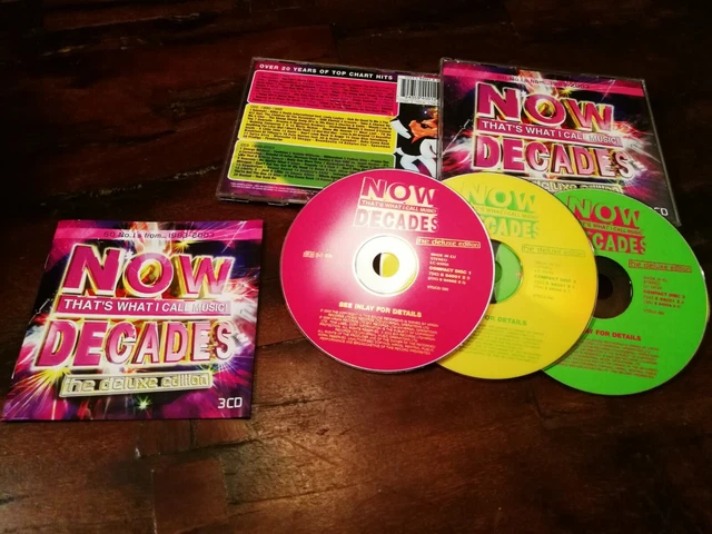 NOW THAT'S WHAT I Call Music Decades Prodigy/Wham/Hardcastle/Bowie 3x ...