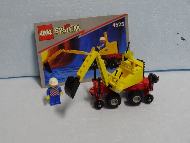 LEGO FERROVIA #4525 escavatore a due vie (strada/ferrovia) con ...