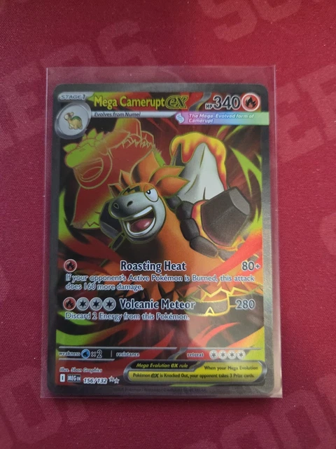 POKÉMON TCG MEGA Evolution Mega Camerupt EX 156/132 £1.52 - PicClick UK