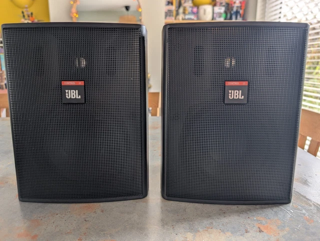 JBL CONTROL 25 Professional Speakers Pair Black With Wall Mounts £83.88 ...