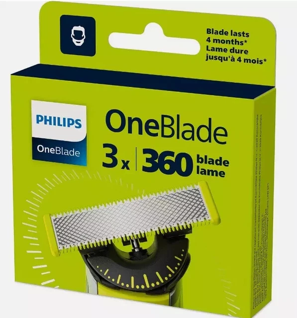 PHILIPS ONEBLADE 360 Original X3 Replacement Blades £23.58 - PicClick UK