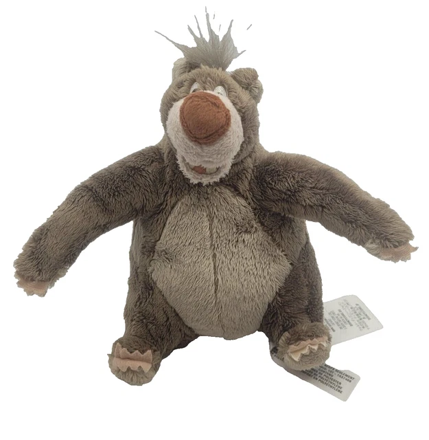 JUNGLE BOOK BALOO Bear Disney Store 6.5"Disney Plush Cuddly Soft Toy ...