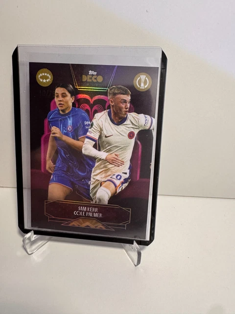 TOPPS UEFA UCC Deco 2024 2025 Chelsea Club Cole Palmer Sam Kerr ...