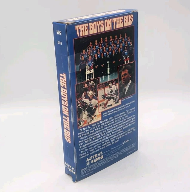 VINTAGE THE BOYS on the Bus VHS Edmonton Oilers 1987 - A38 $45.00 ...