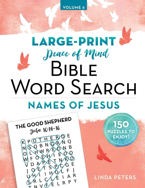 PEACE OF MIND Bible Word Search Names Of Jesus By Linda Peters English peace-of-mind-bible-word-search-names-of-jesus-by-linda-peters-english