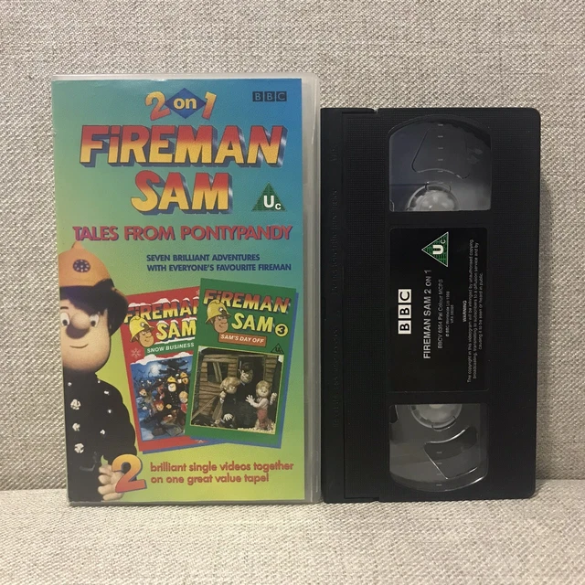 FIREMAN SAM 2 On 1 - Bbc Vhs Video - Tales From Pontypandy - Rare ...