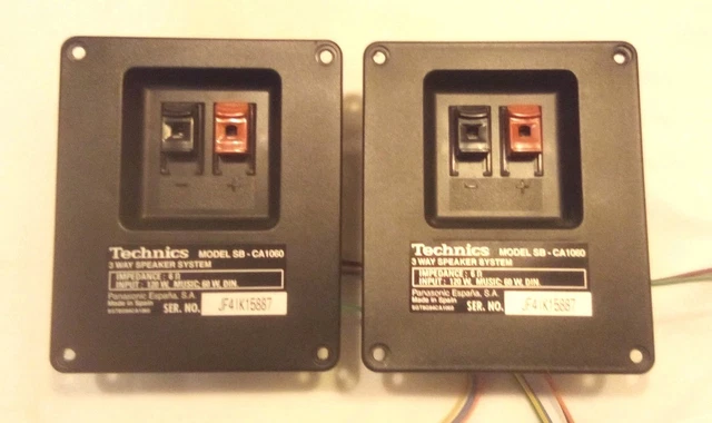 TECHNICS SB 1060 Crossovers/Rear Covers/Pair/Tested and Working £6.99 ...