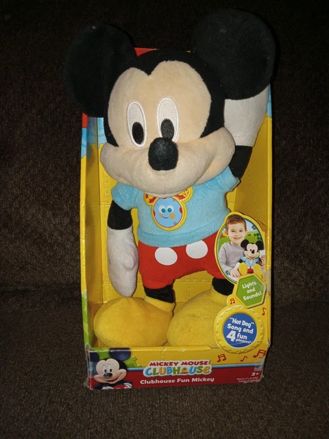 MICKEY MOUSE CLUBHOUSE Fun Mickey Mouse Plush Toy Talking Singing. $23. ...