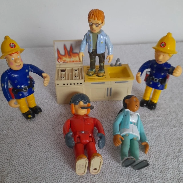 FIREMAN SAM FIGURES Bundle Norman Helen Tom Penny £6.00 - PicClick UK