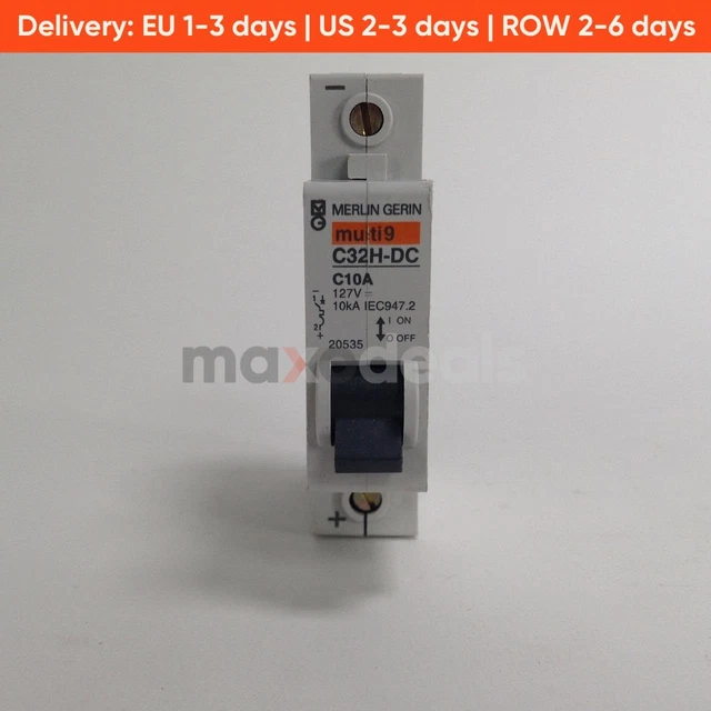 MERLIN GERIN C32H-DC-C10A Multi 9 Leitungsschutzschalter Circuit breaker Used... EUR 6,03 ...