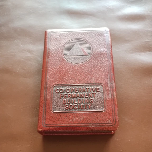 CO-OPERATIVE PERMANENT BUILDING Society 1950s 60s book form savings ...