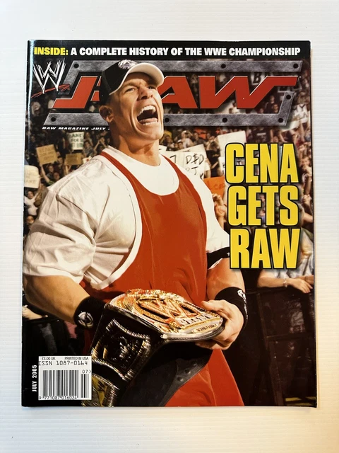 WWF RAW MAGAZINE July 2005 WWE world wrestling Federation Magazine. Has ...