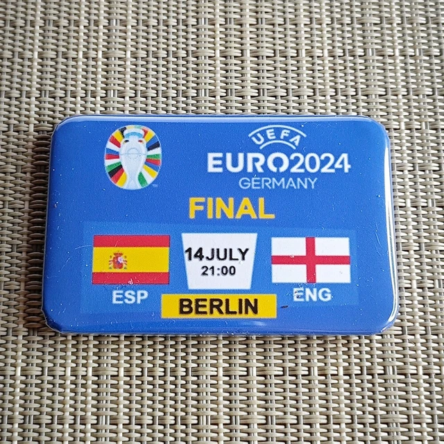 EURO 2024 / Fussball Em / Deutschland / Finale / Rechteck Button ...