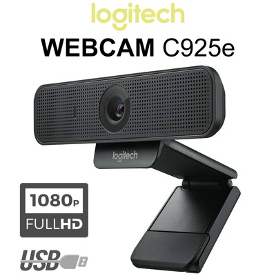 LOGITECH WEBCAM C925E Microphone HD 1080p USB - to Video Autofocus Dad ...