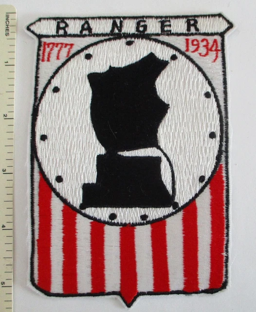 1950S-60S JAPANESE MADE US NAVY Commemorative PATCH USS RANGER CV-4 ...