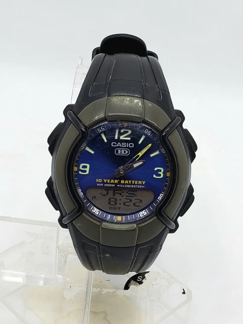 CASIO HD 30 HDC 600 Telememo Mens Analogue Digital Watch Working $29.95 ...