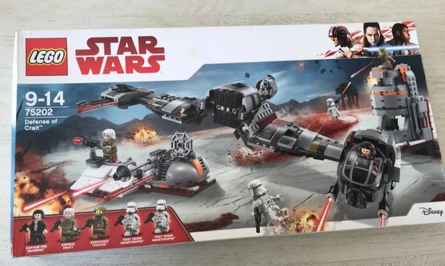 BOITE SET LEGO Star Wars Vaisseau 75202 Le Defense De Of Crait EUR 95 ...