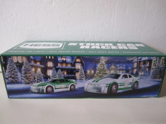 NEW! 2025 HESS Holiday Toy Truck STOCK-CAR RACERS New in Box NEVER OUT ...