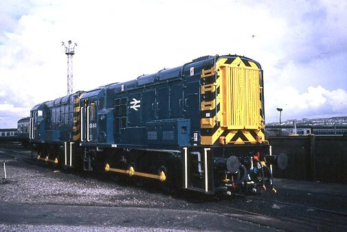 ORIGINAL COLOUR SLIDE of ex works 08941 BR class 08 diesel shunter loco ...