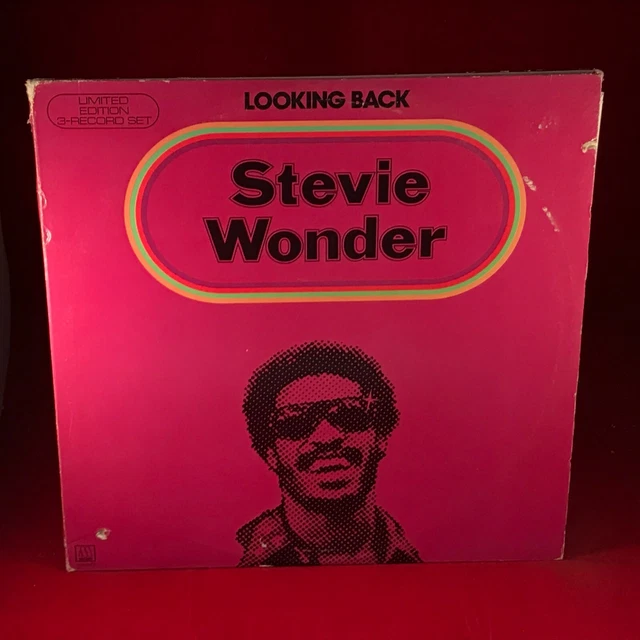 STEVIE WONDER LOOKING Back 1977 USA Triple Vinyl LP Uptight motown best ...
