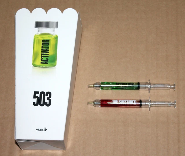 THE SUBSTANCE - Movie Popcorn Box & Syringe Pen Set - USA - Activator ...