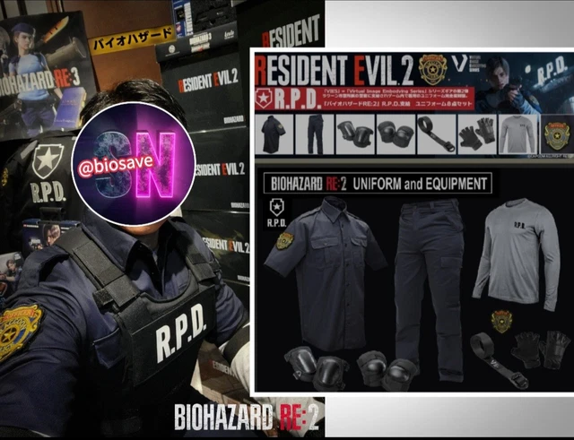 OFFICIAL LEON KENNEDY R.P.D. armor vest CAPCOM BIOHAZARD Resident Evil ...