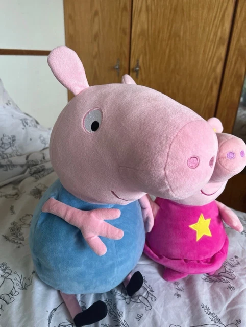 PEPPA PIG & Large George Plush Toys Bundle Ty And Hasbro £10.80 ...