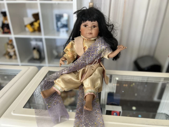 POUPON DE COLLECTION Porcelaine Poupée 45 Cm. en Parfaite Condition EUR 75,73 - PicClick FR